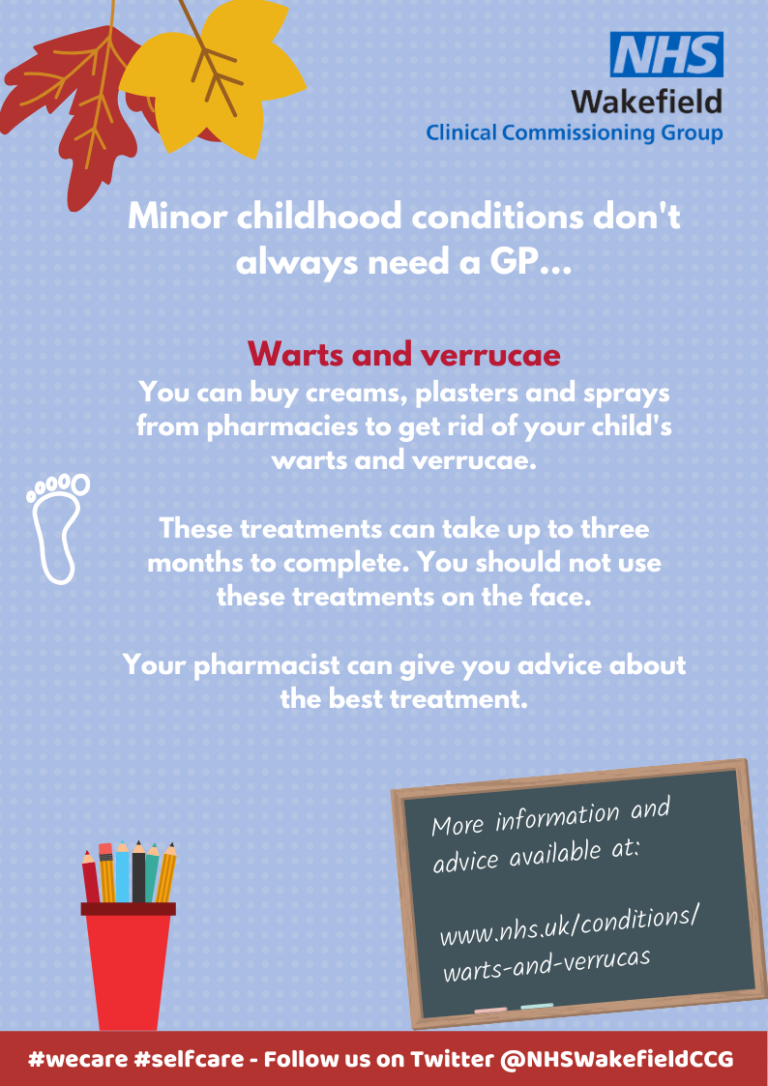 Warts and verrucae FINAL flyer – Park Green Surgery